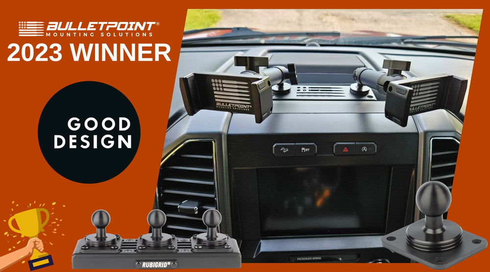 Bulletpoint's Ball Mount Wins Good Design Award - Bulletpoint Mounting ...