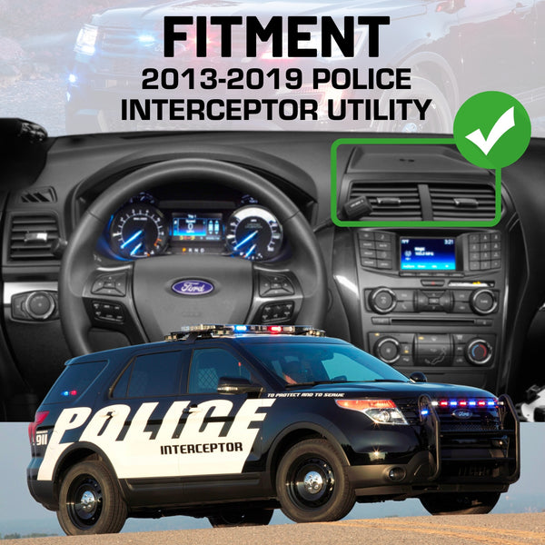 RubiGrid® 2013-2019 Ford Police Interceptor Utility Explorer Device Da ...