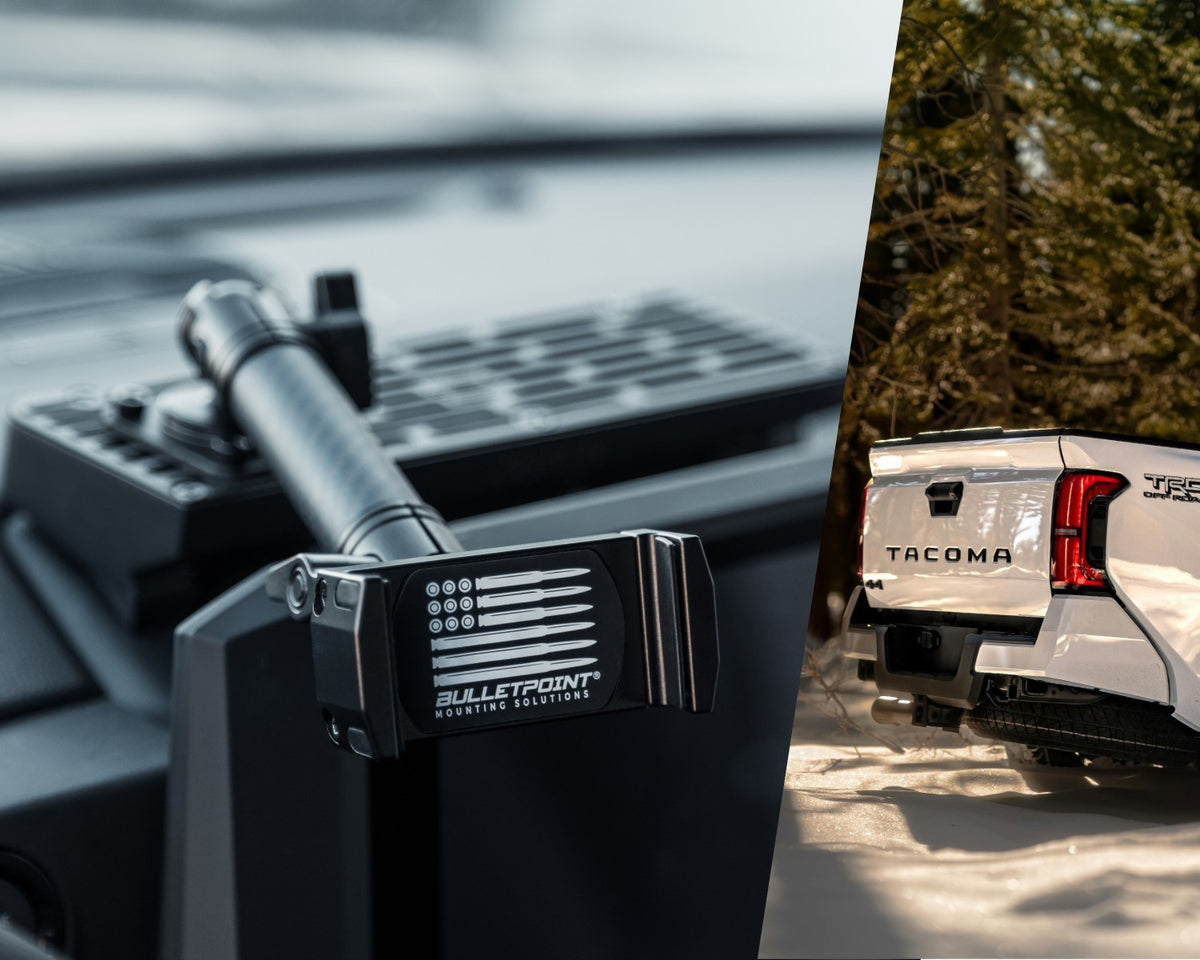 Bulletpoint Mounting Solutions for Jeep, RAM, Ford, Chevy, GMC, Toyota