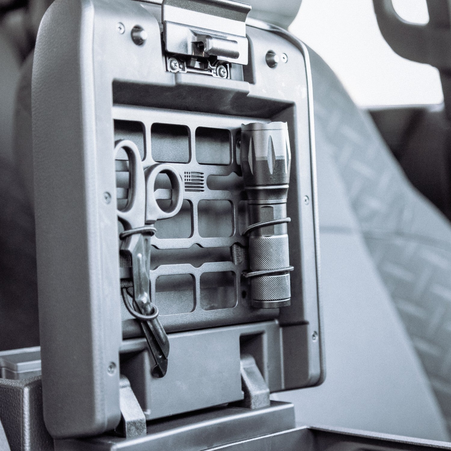 2024+ Toyota Tacoma Aluminum Center Console Storage MOLLE Panel ...