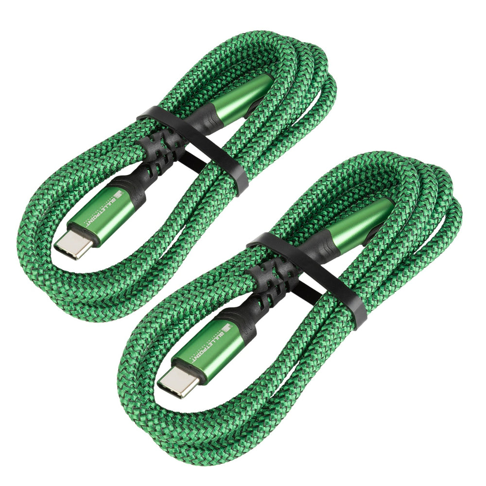 Nylon Braided USB-C Charging Cable with Right-Angle Port 3.3 Feet / 1 ...