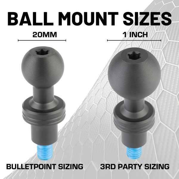 2007-2018 Jeep Wrangler JK Freedom Panel Ball Mount - Bulletpoint ...