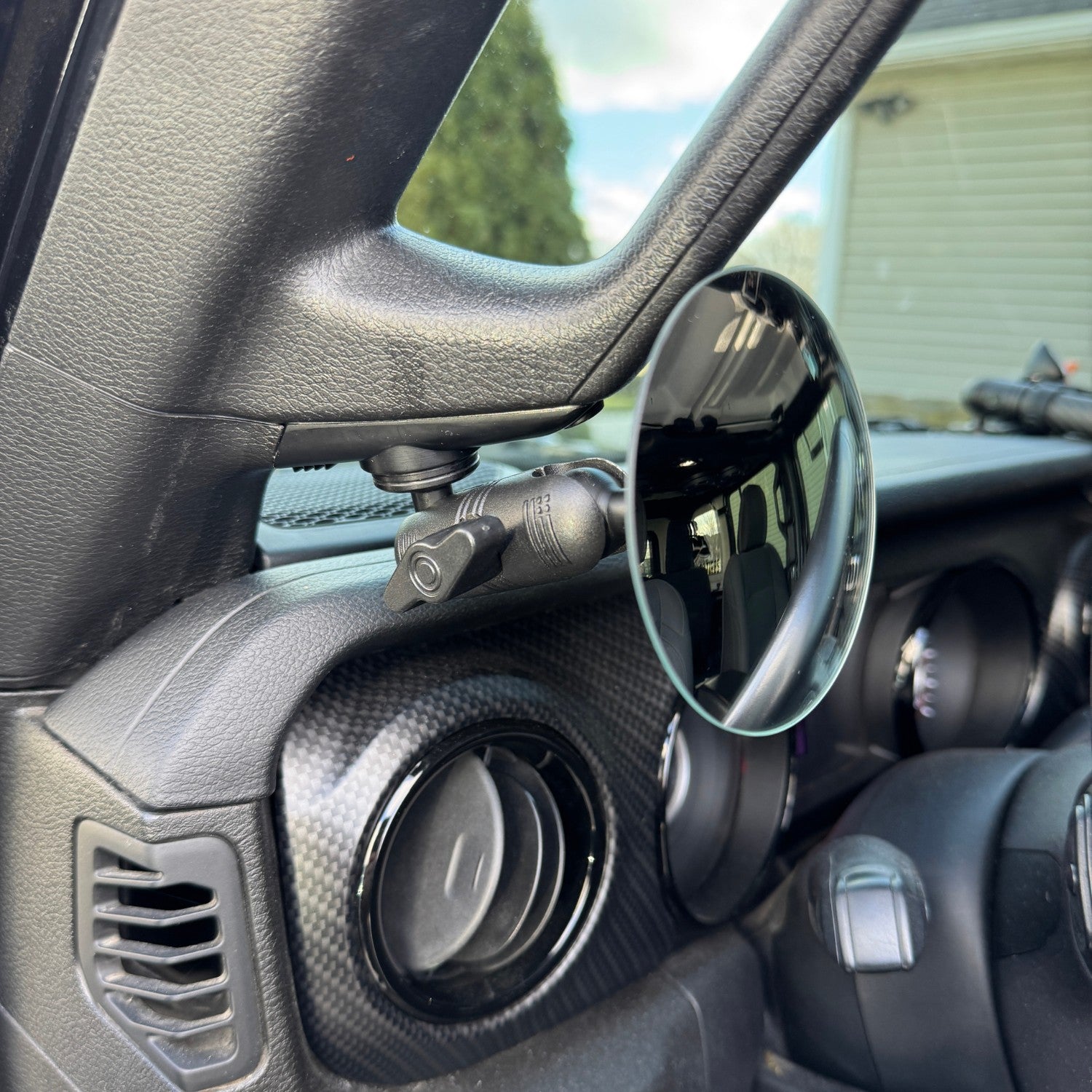 3.3 inch Convex Mirror with 20mm Ball Mount - Bulletpoint Mounting ...