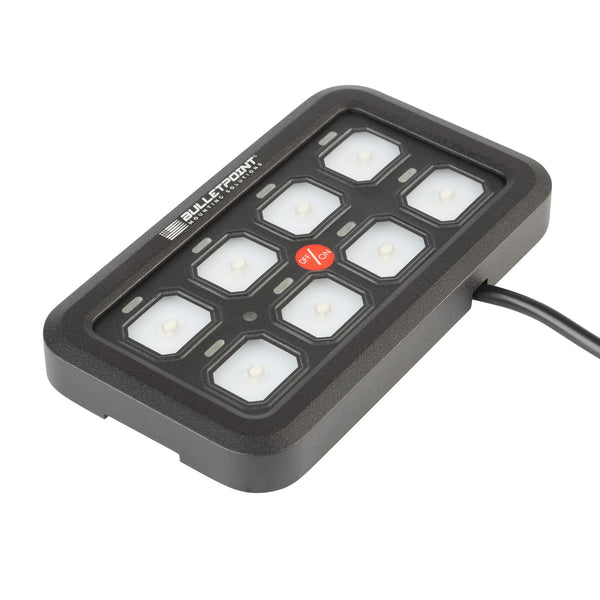 Bulletpoint 8 Gang Electronic Switch Panel - 8 Circuit Relay System fo ...