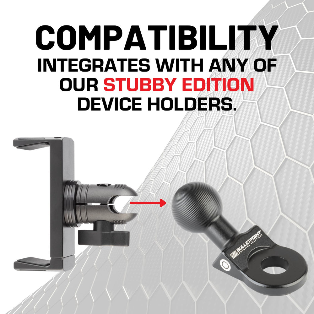 Aluminum Angled Bolt Mount with Integrated 20mm Ball - Bulletpoint ...
