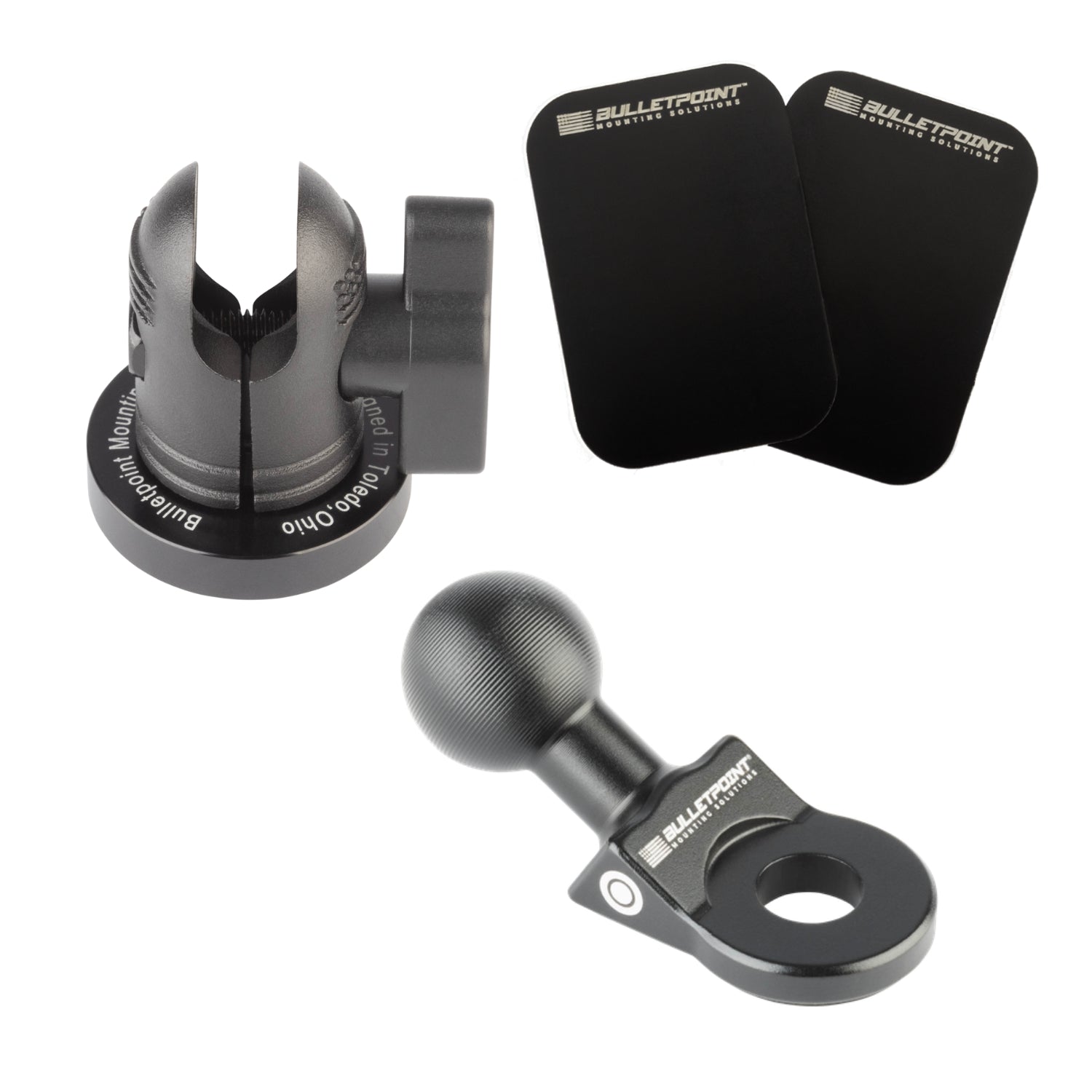 Aluminum Angled Bolt Mount with Integrated 20mm Ball - Bulletpoint ...