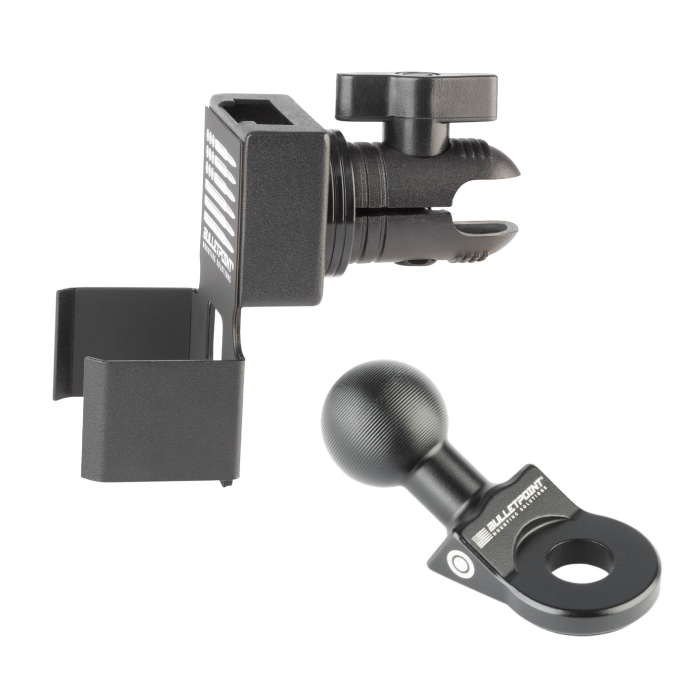 Aluminum Angled Bolt Mount with Integrated 20mm Ball - Bulletpoint ...