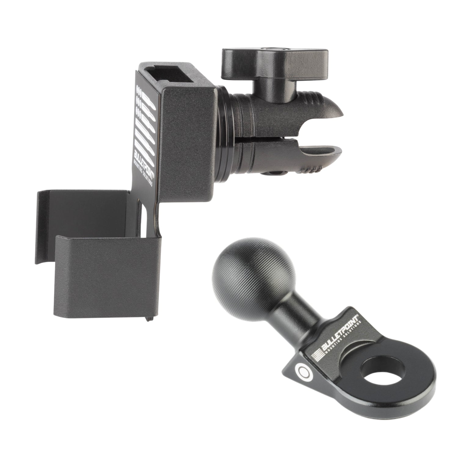Aluminum Angled Bolt Mount with Integrated 20mm Ball - Bulletpoint ...