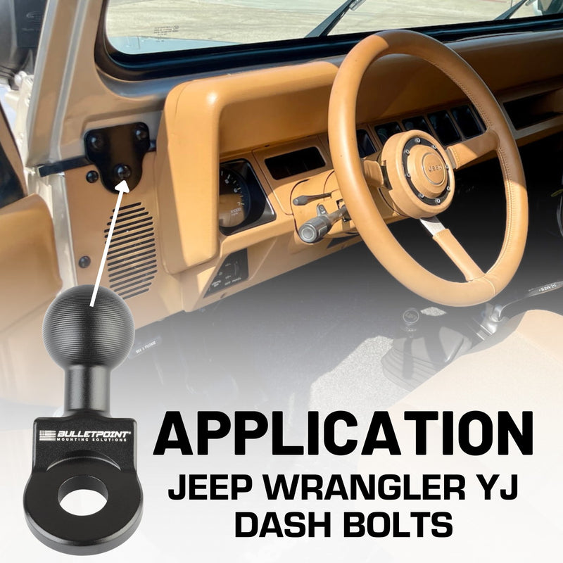 Aluminum Angled Bolt Mount with Integrated 20mm Ball - Bulletpoint ...