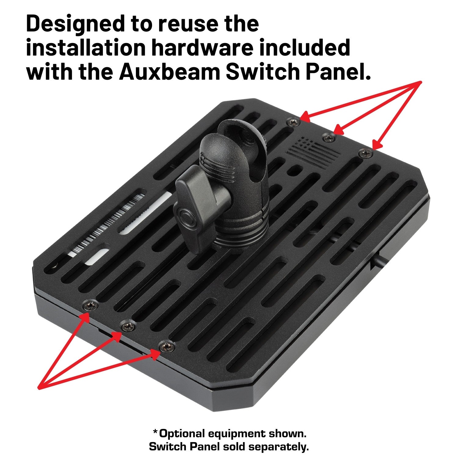 Auxbeam 12 Gang Switch Panel Mount with 20mm Connector Nubby Edition ...