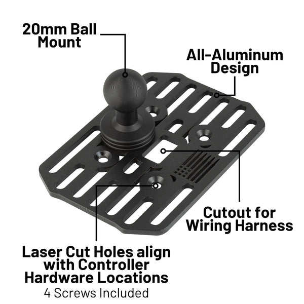 Feniex 4200 Mini Controller Mount with 20mm Ball - Bulletpoint Mounting ...