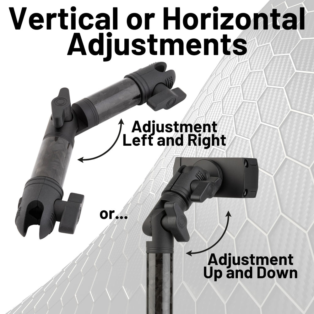 Locking Adjustable Forged Carbon Fiber Mounting Arms with Articulating ...