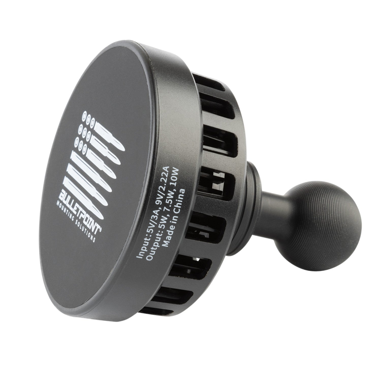 MagSafe-Compatible Wireless Phone Charger with Cooling Fan + 20mm Ball ...