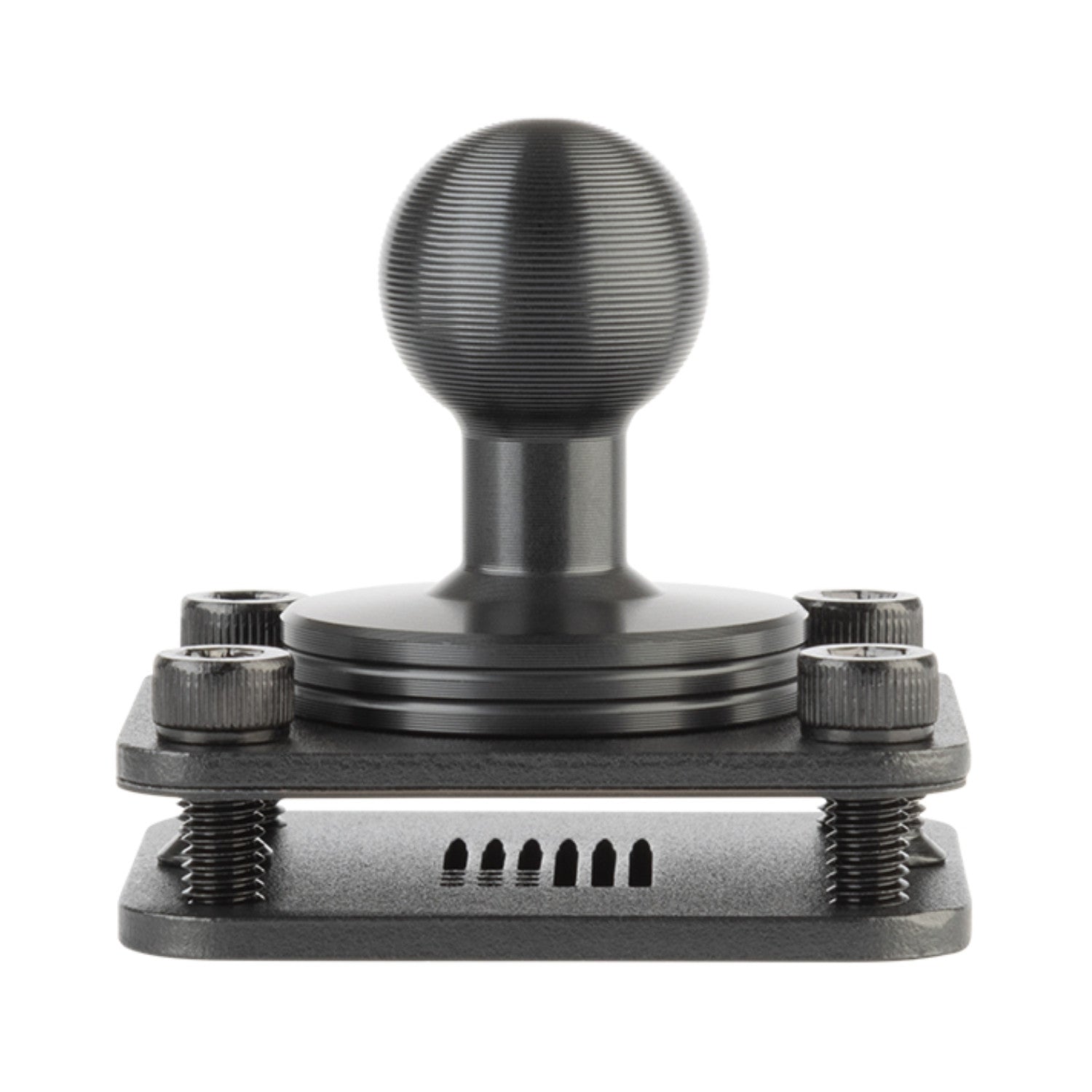 4-Hole AMPS Mounting Plate with 20mm Ball Mount + Metal Backing Plate ...