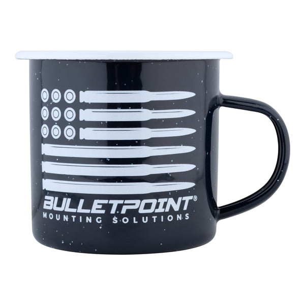 Bulletpoint 12oz Enamel Camping Mug - Bulletpoint Mounting Solutions