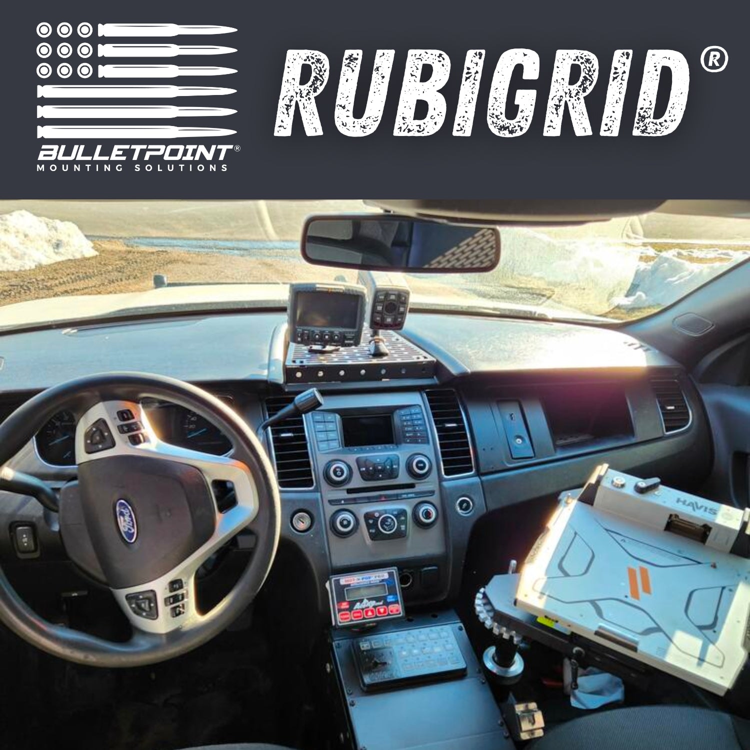 Ford Taurus Police Interceptor RubiGrid® Dash Mount Phone Holder 2012 ...