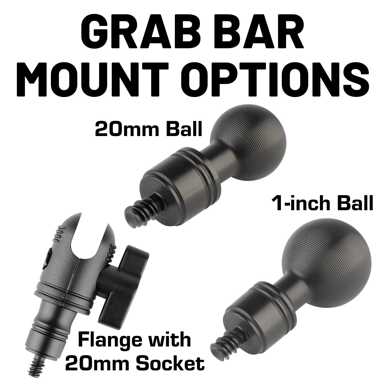 2018-2023 Jeep Wrangler JL + 2020-2023 Jeep Gladiator Grab Bar Mountin ...