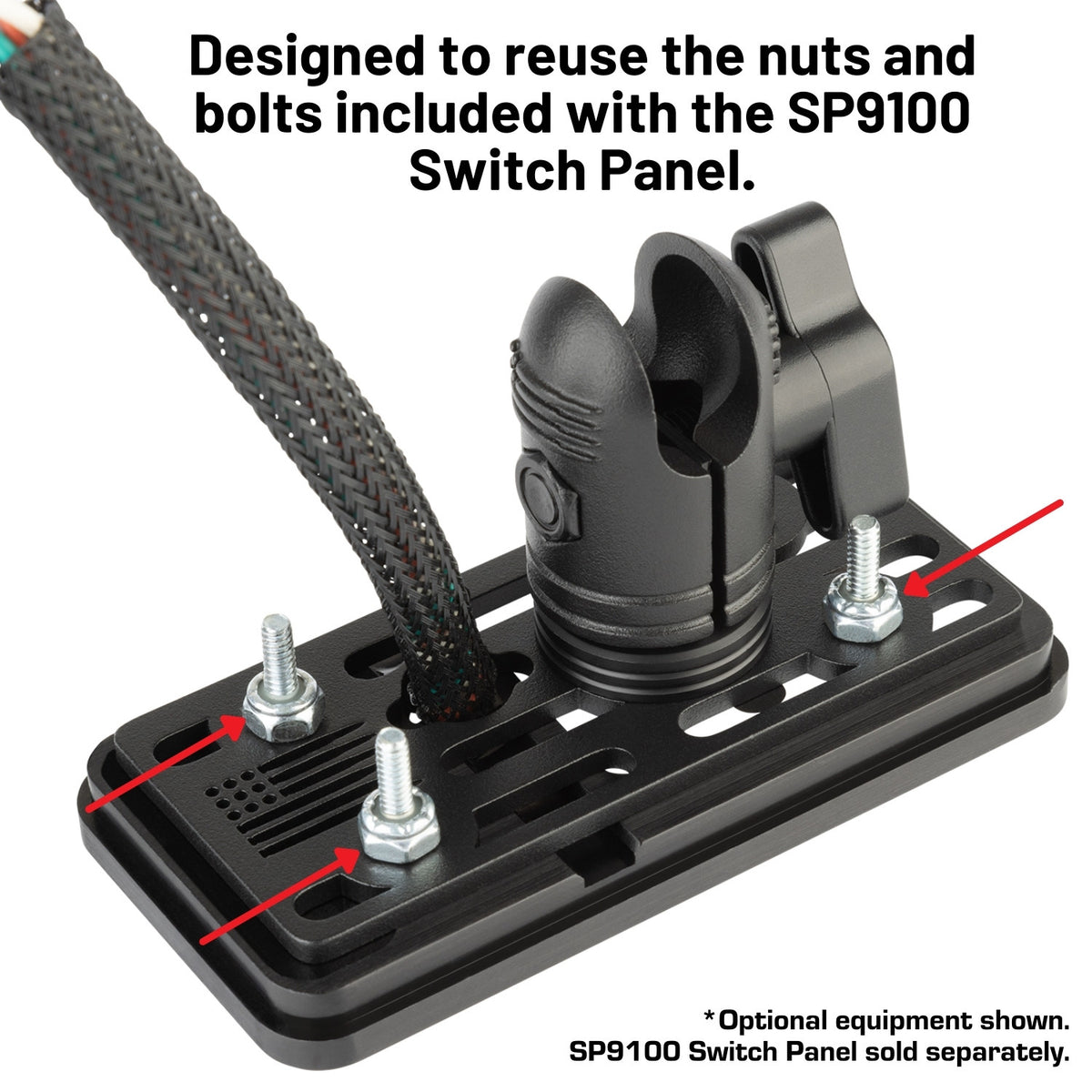 Switch Pros Sp9100 Switch Panel Mount With 20mm Connector Nubby Editio