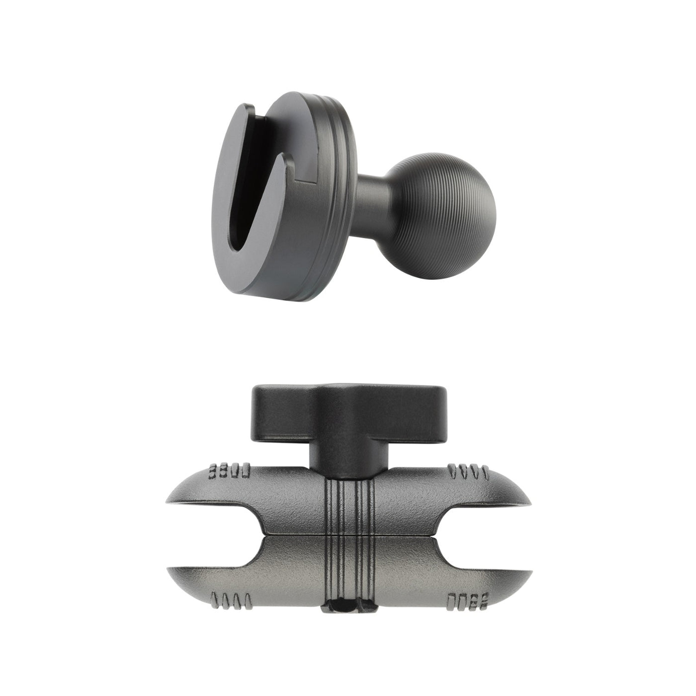 Aluminum CB Radio Holder with 20mm Ball Mount - Bulletpoint Mounting ...