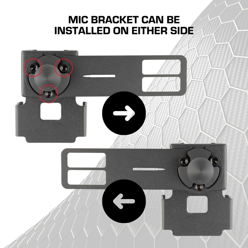Handheld Radio + Mic Combo Holder with 20mm Ball Mount - Bulletpoint ...