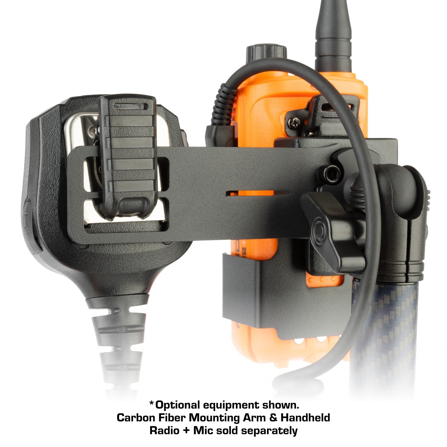 Handheld Radio + Mic Combo Holder with 20mm Ball Mount - Bulletpoint ...