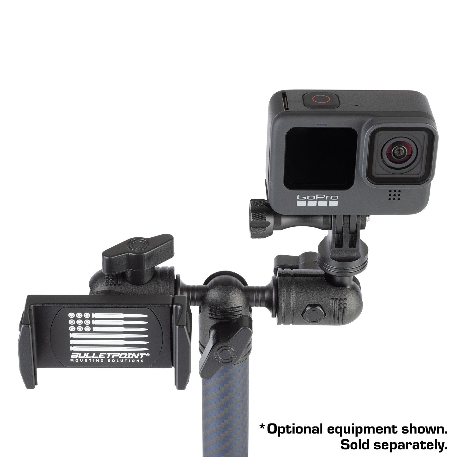 3-Way Connector - Single 20mm Ball Mount + Dual 20mm Connector Ends ...