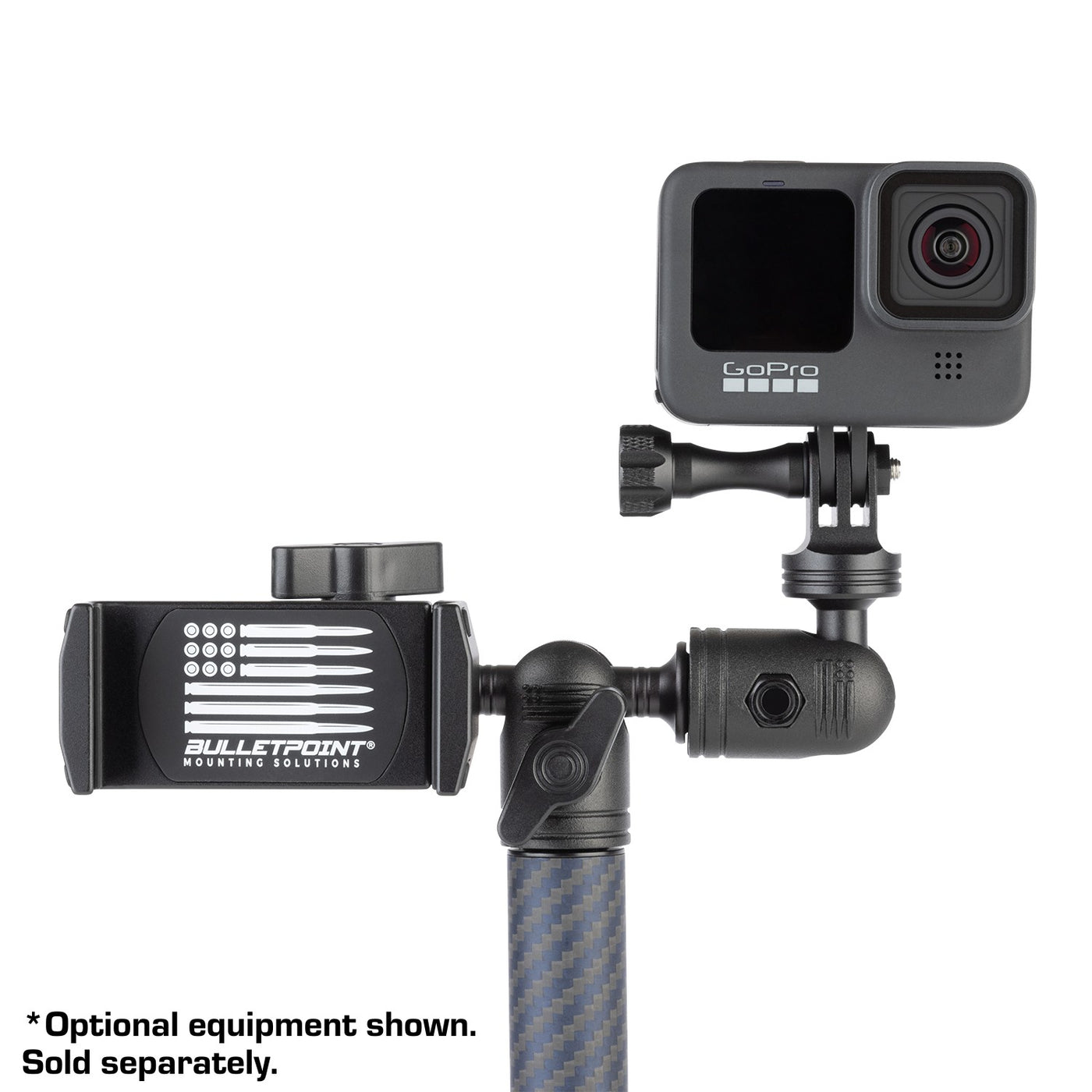 3-Way Connector - Single 20mm Ball Mount + Dual 20mm Connector Ends ...