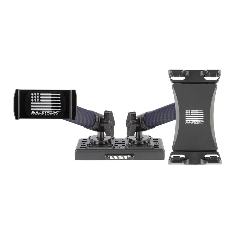 RubiGrid® Universal Dash Mount Phone + Device Holder with 2-Ball Capac ...