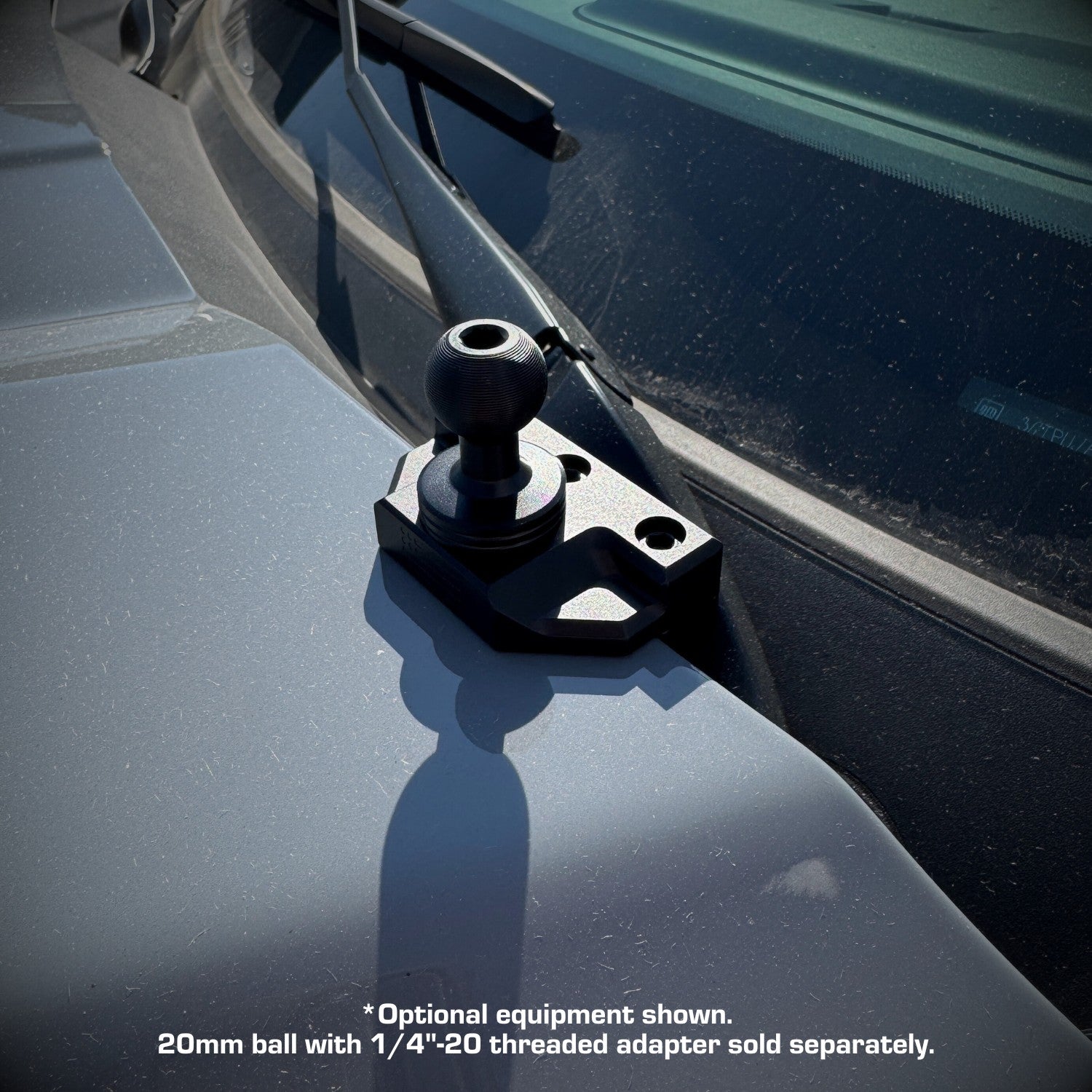 CNC Aluminum Universal Off-Road Hood-Mounted Light Brackets (Set of 2 ...
