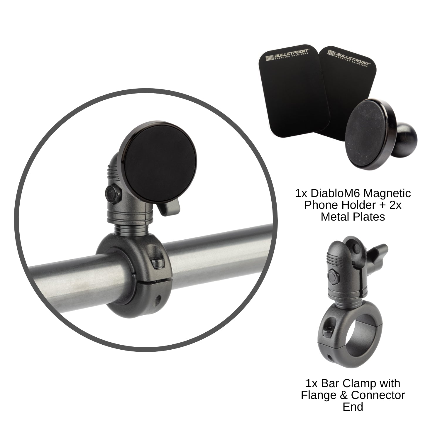 Bar Clamp with 20mm Connector End compatible with Vector Bar ...