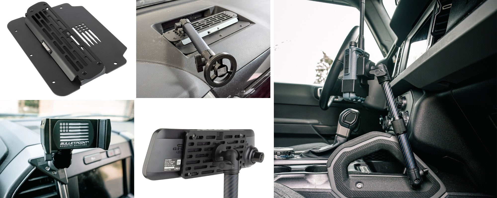 Bulletpoint Mounting Solutions for Jeep, RAM, Ford, Chevy, GMC, Toyota
