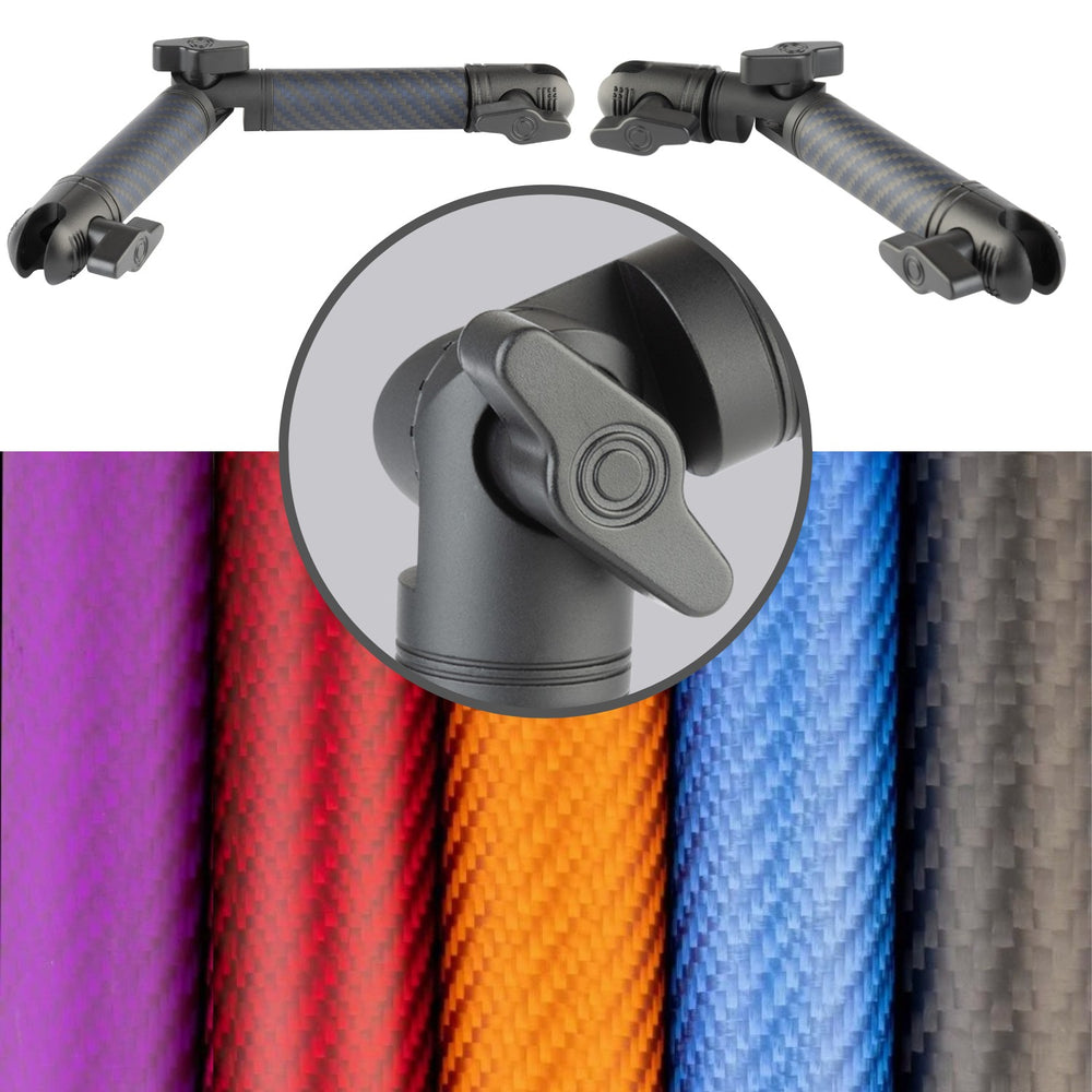 Matte Color Carbon Fiber Adjustable Mounting Arms & Articulating Joint ...