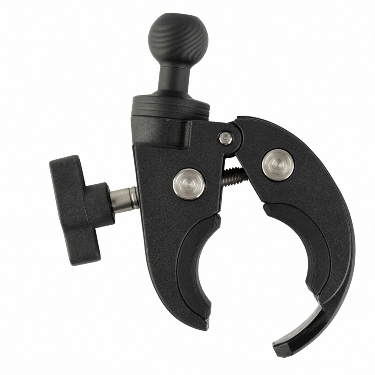 Quick-Adjust Bar Clamp Mount with 20mm Ball - Fits 0.5"-2" Bars ...