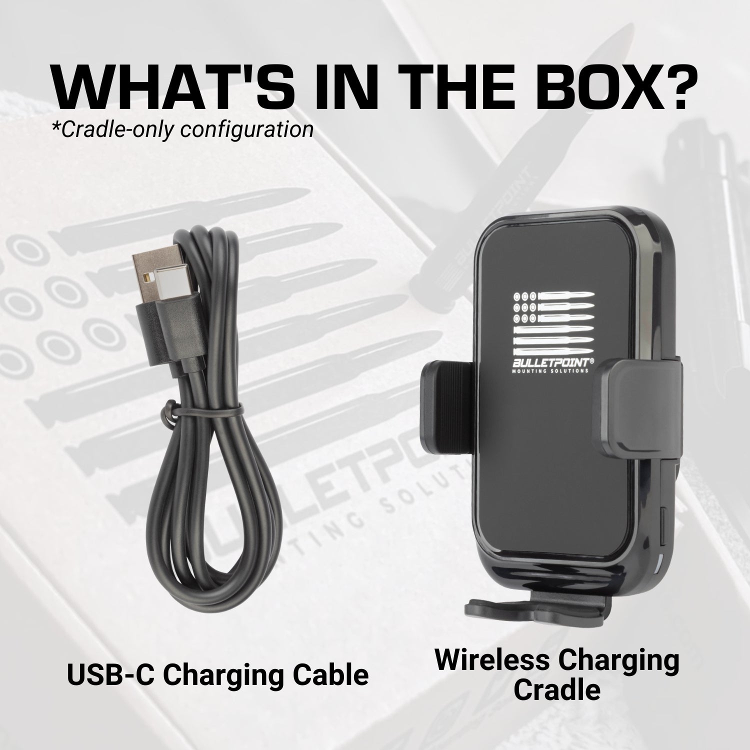 Phone Holders with Wireless Charging - Bulletpoint Mounting Solutions