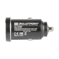 12V Cigarette Lighter Dual Socket USB-C + USB QC 3.0 Power Adapter ...