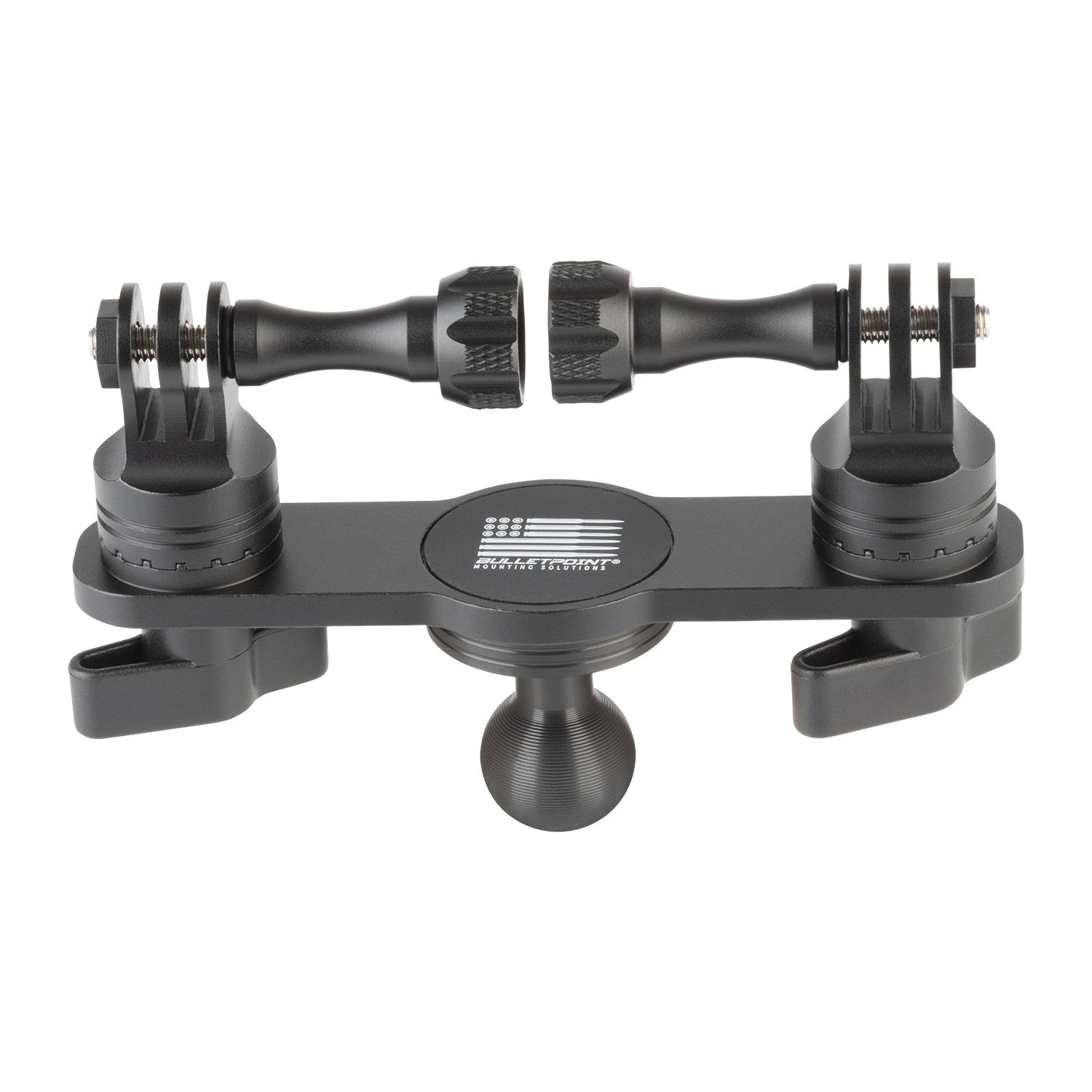Dual Action Camera GoPro Mount with Integrated 20mm Ball - Bulletpoint ...