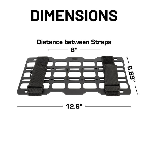 Aluminum Tactical MOLLE Panel Storage Organizer for Sun Visor - Univer ...