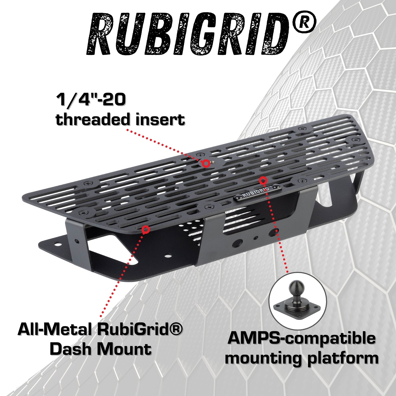 RubiGrid® GMC Sierra + Chevrolet Silverado Dash Mount - Bulletpoint ...