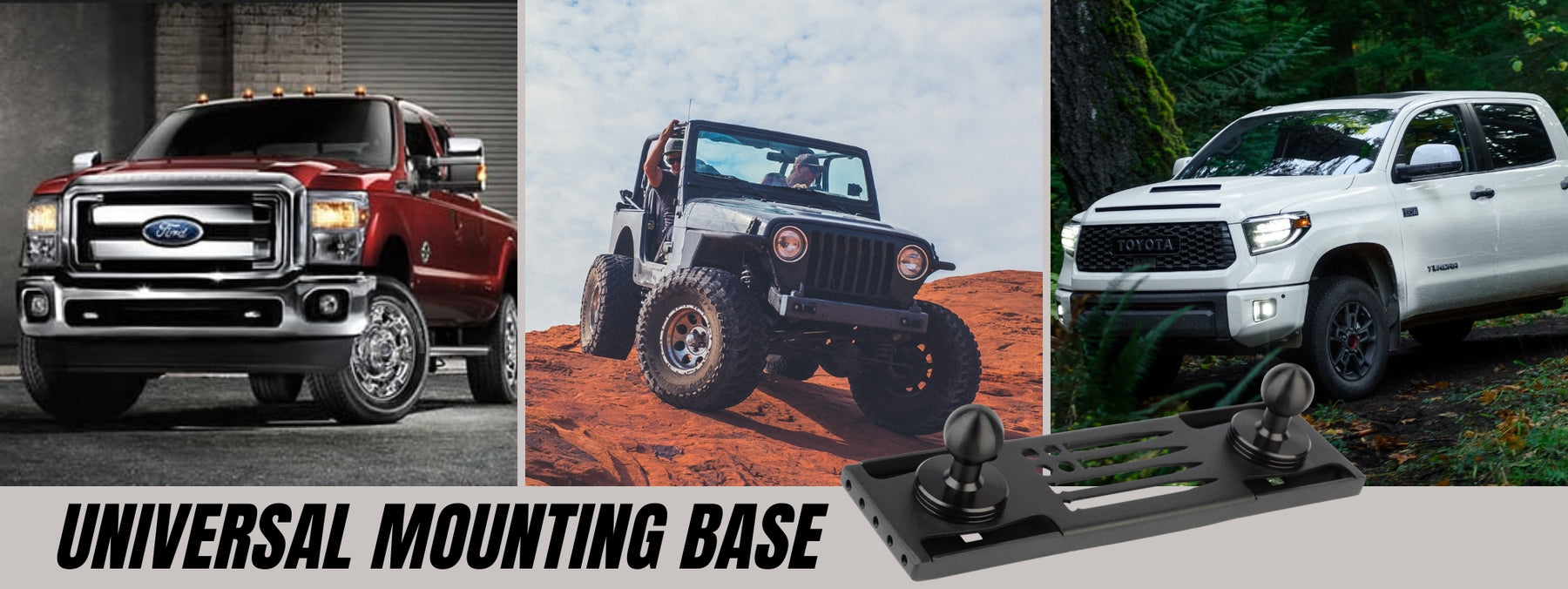 Universal Mounting Base - Bulletpoint Mounting Solutions