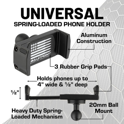 Universal Phone Mount Holder - Bulletpoint Mounting Solutions